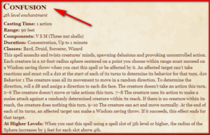 Confusion D&D 5th Edition - D&D 5e Character Sheets