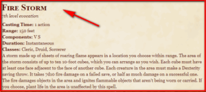 Fire Storm D&D 5th Edition - D&D 5e Character Sheets