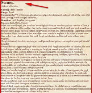 Symbol D&D 5th Edition - D&D 5e Character Sheets